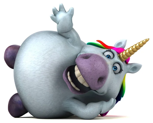 Funny Fat Cartoon Unicorns