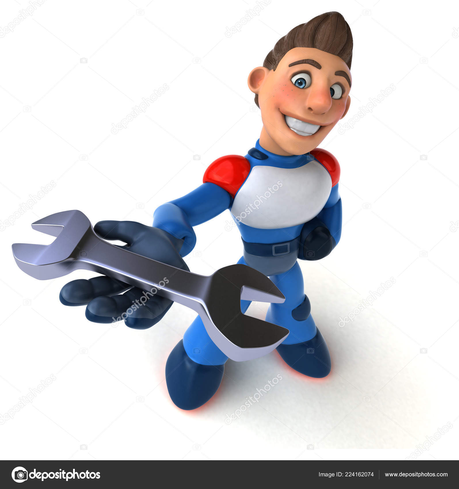 Fun Cartoon Character Tool Illustration — Stock Photo © julos #224162074