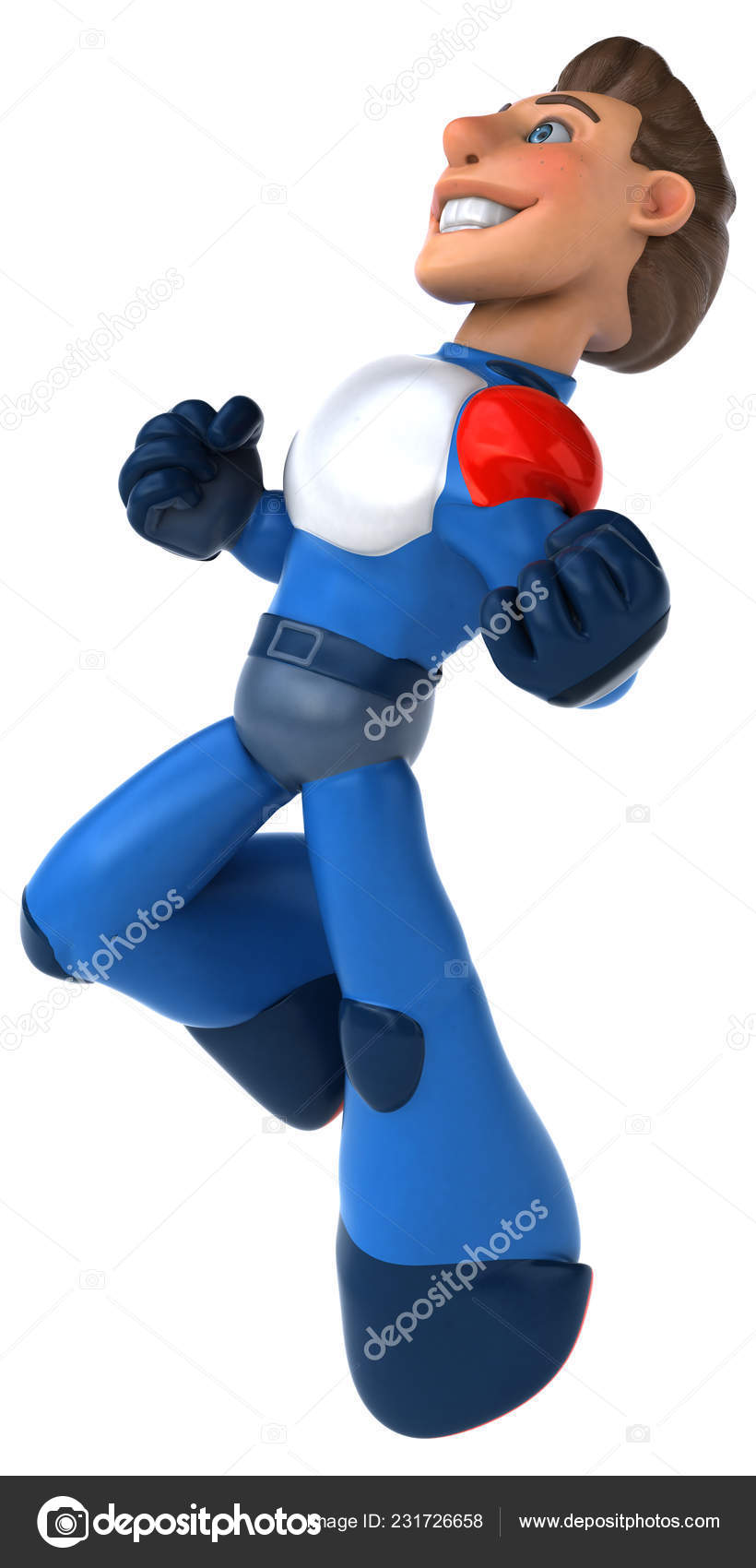 Fun Modern Superhero Illustration — Stock Photo © julos #231726658