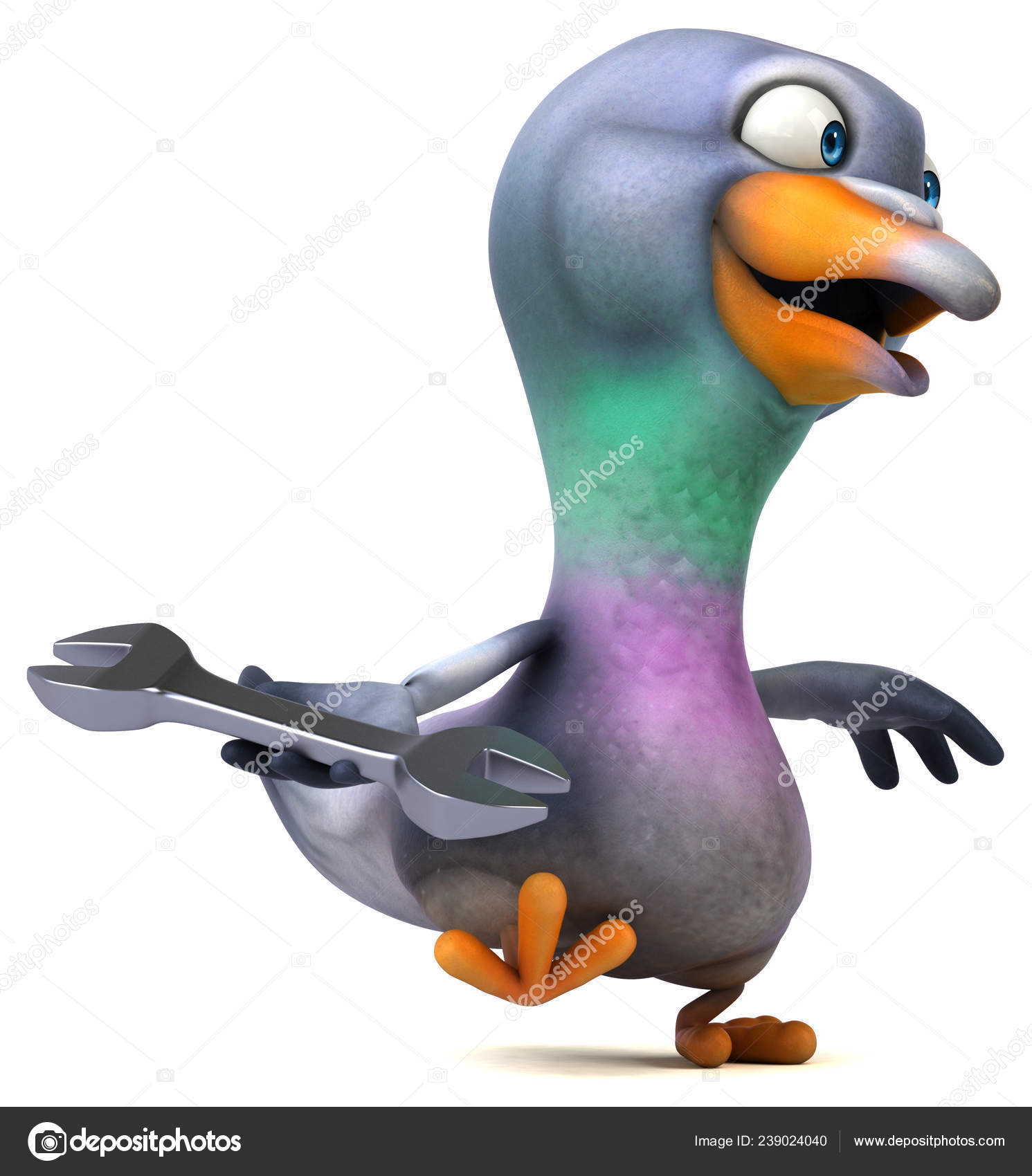 Fun Cartoon Character Tool Illustration Stock Illustration by ©julos ...