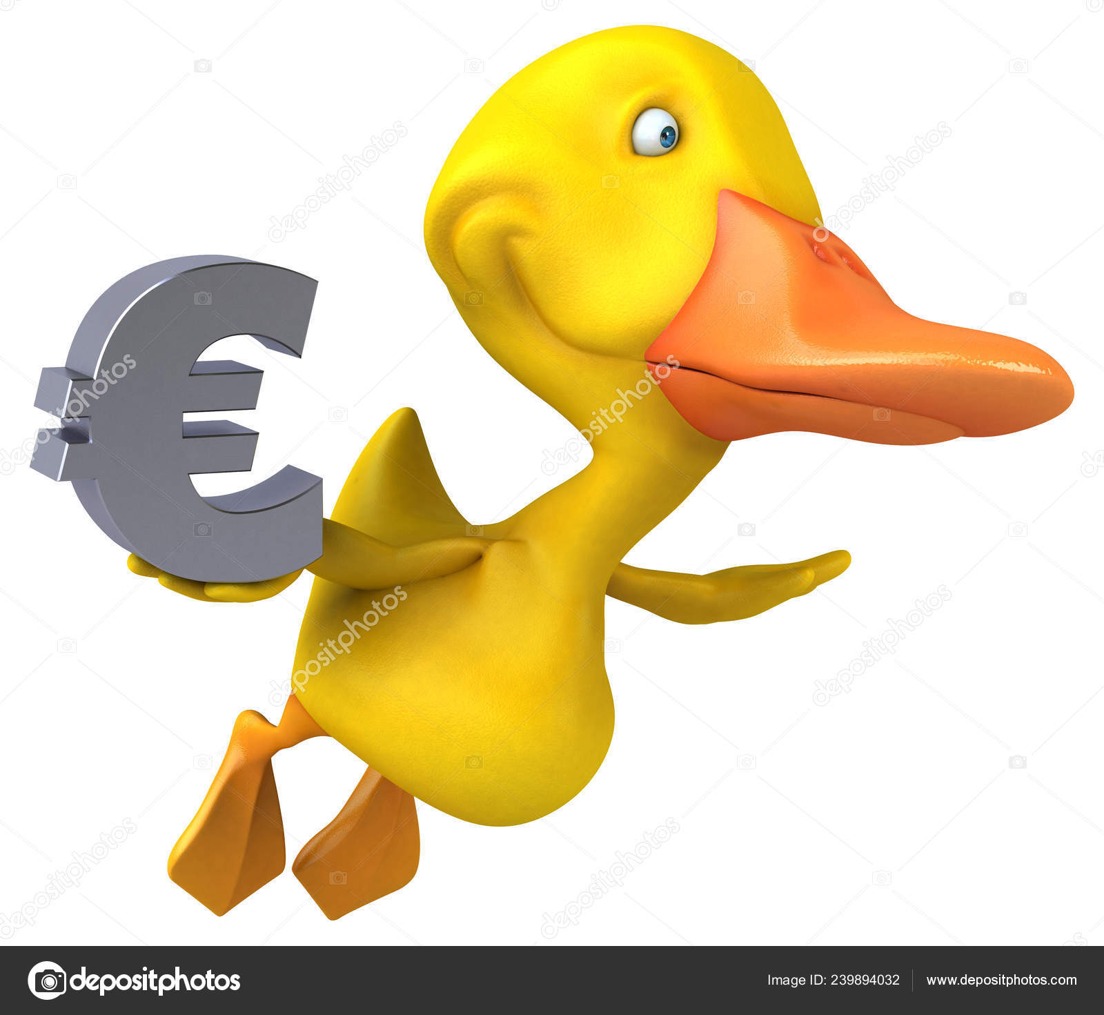Fun Cartoon Character Euro Illustration Stock Illustration by ©julos ...