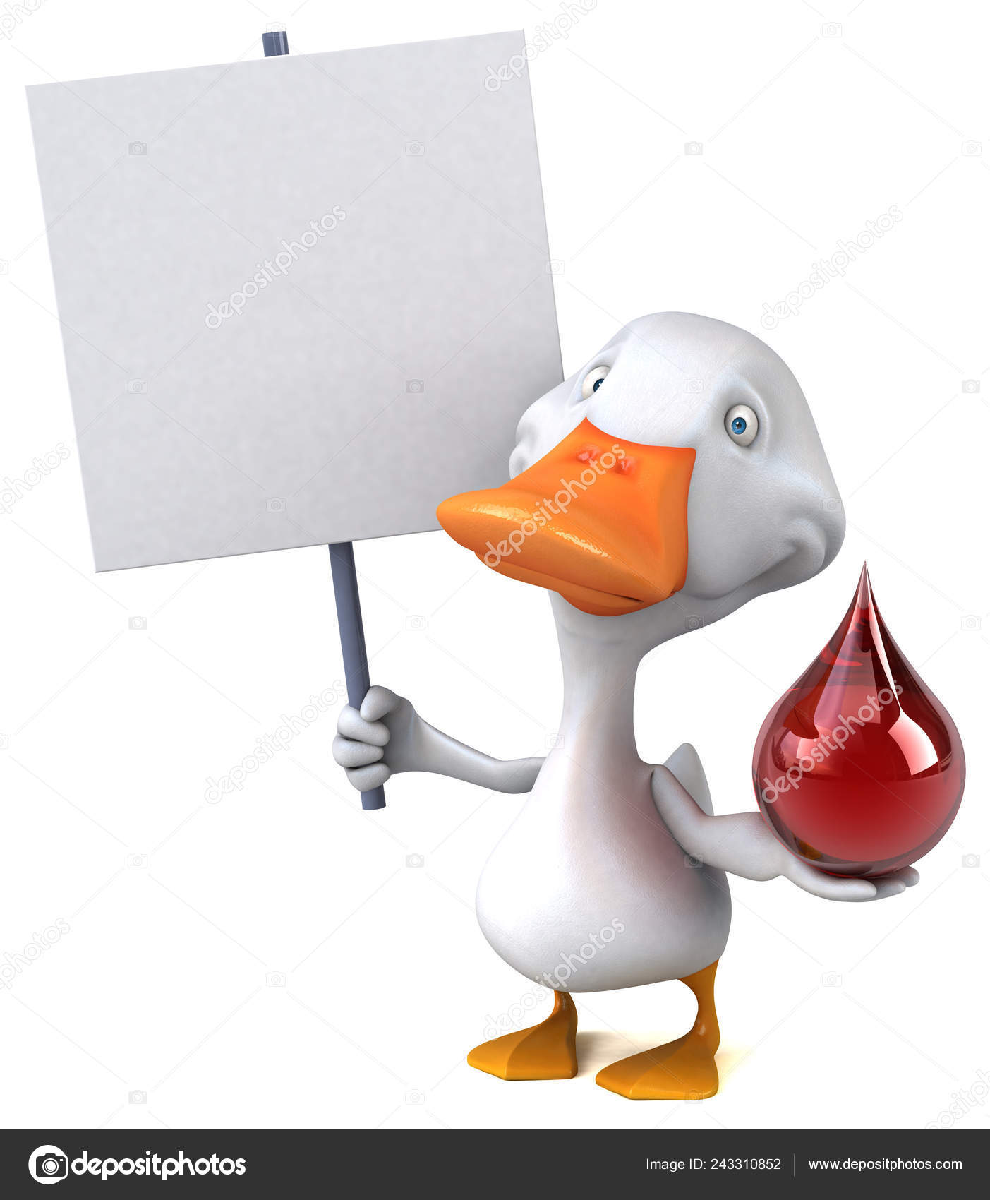 Fun Cartoon Character Drop Illustration Stock Illustration by ©julos ...