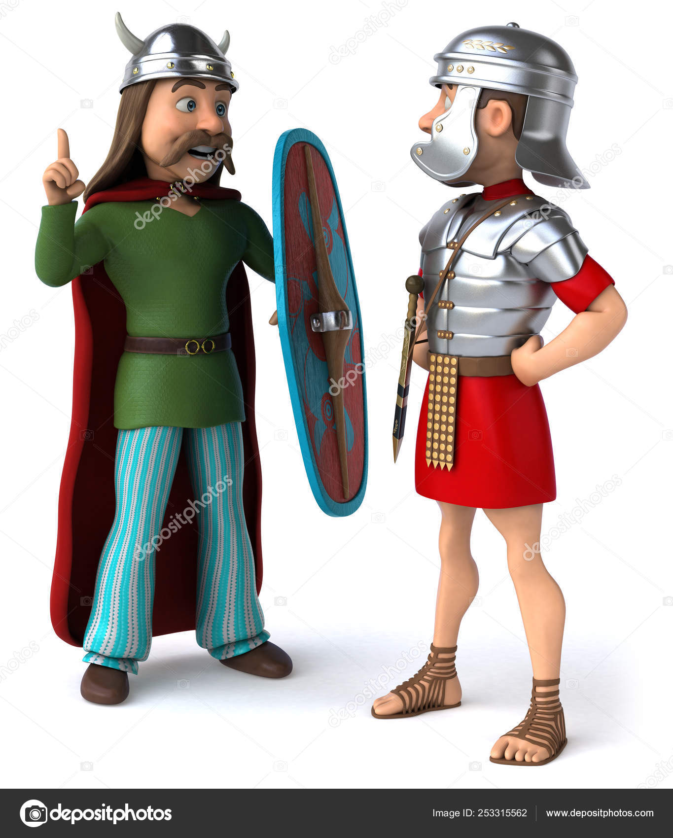 Roman Gaul Illustration — Stock Photo © julos #253315562