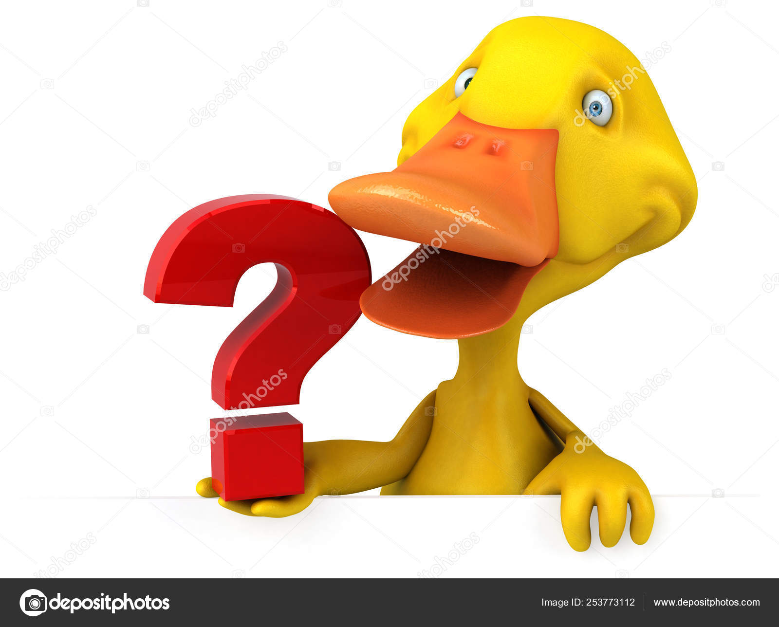 Funny Cartoon Question Mark