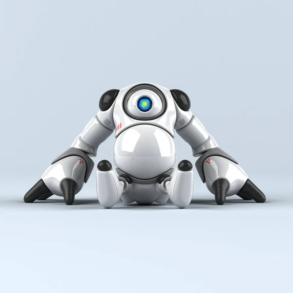 Big Robot Cartoon Character Illustration — Stock Photo © julos #241937866