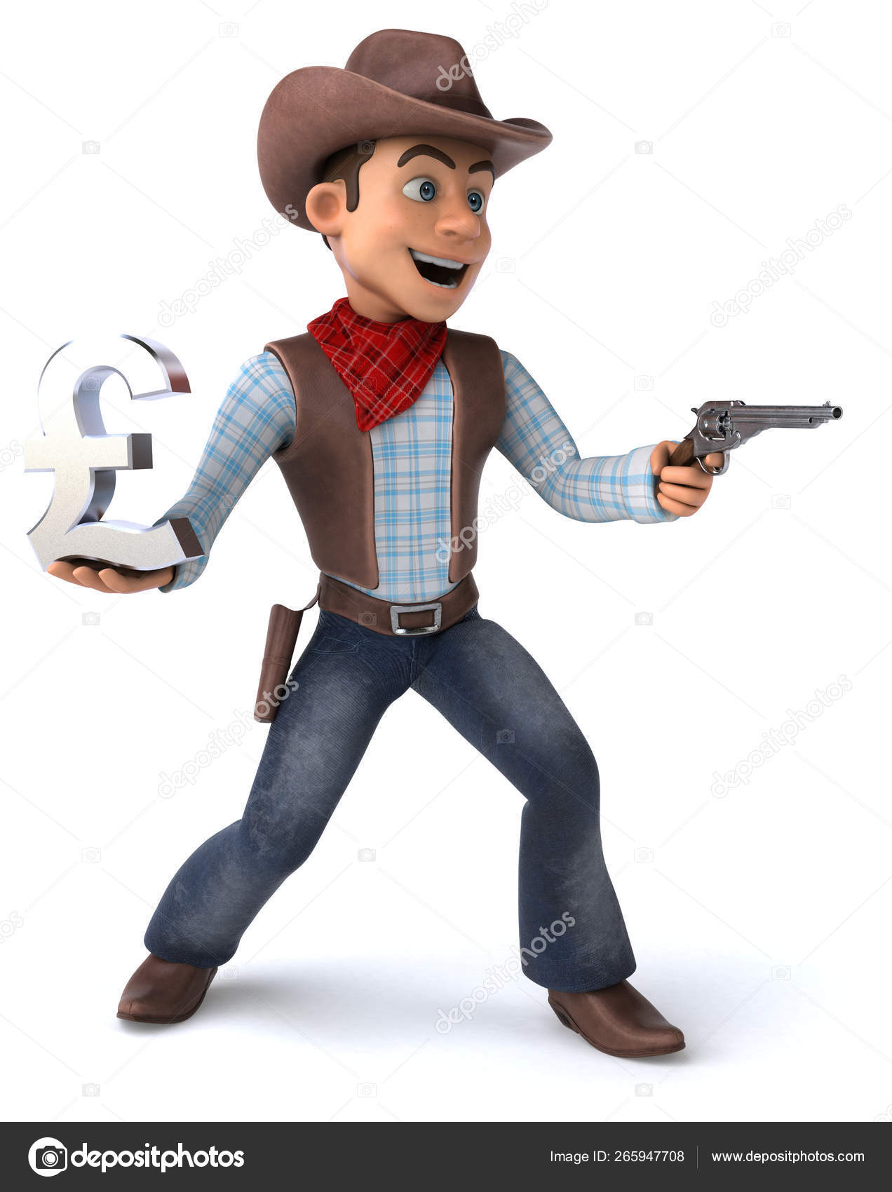 Fun Cartoon Character Pound Illustration — Stock Photo © julos #265947708