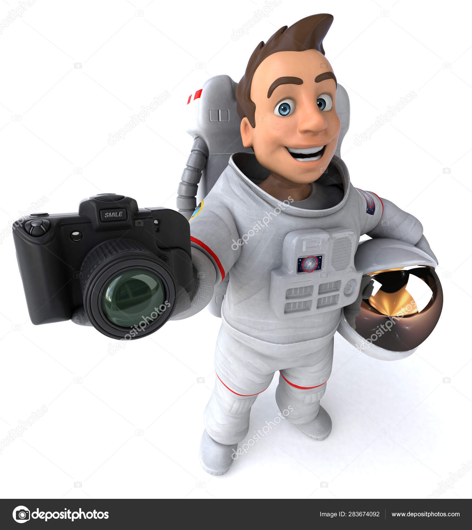 Funny Cartoon Character Camera Illustration — Stock Photo © julos ...