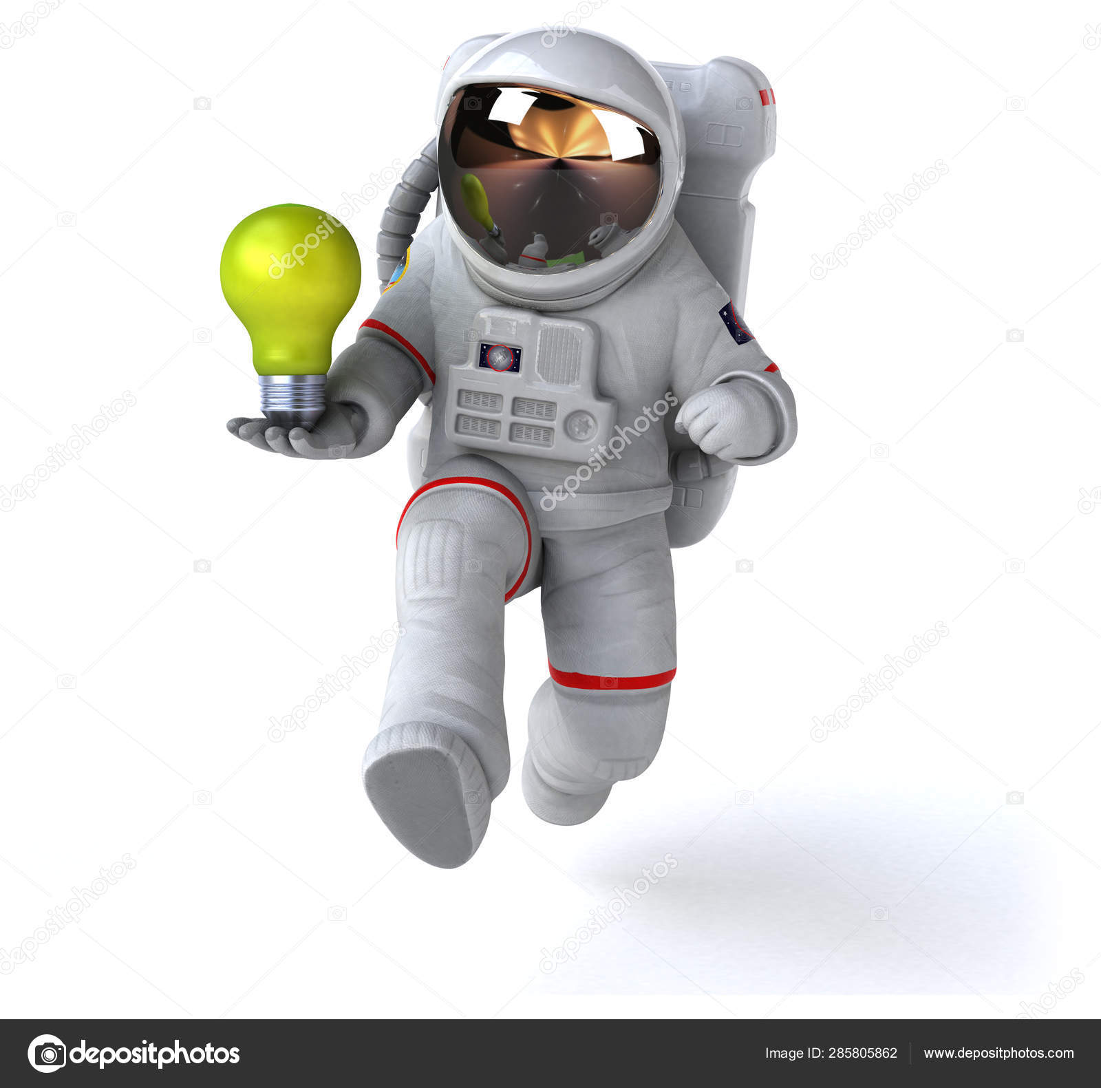 Funny Cartoon Character Lamp Illustration Stock Photo by ©julos 285805862