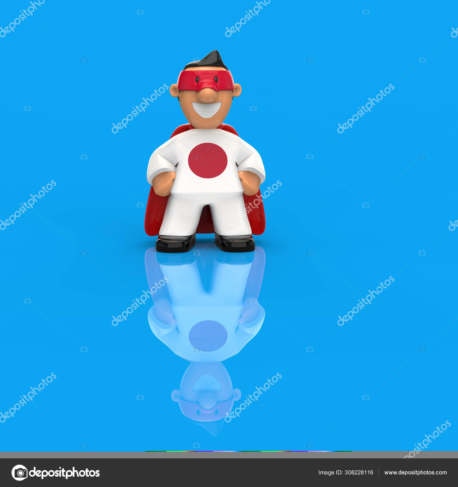 Japan Superhero Concept Illustration Stock Illustration by ©julos ...