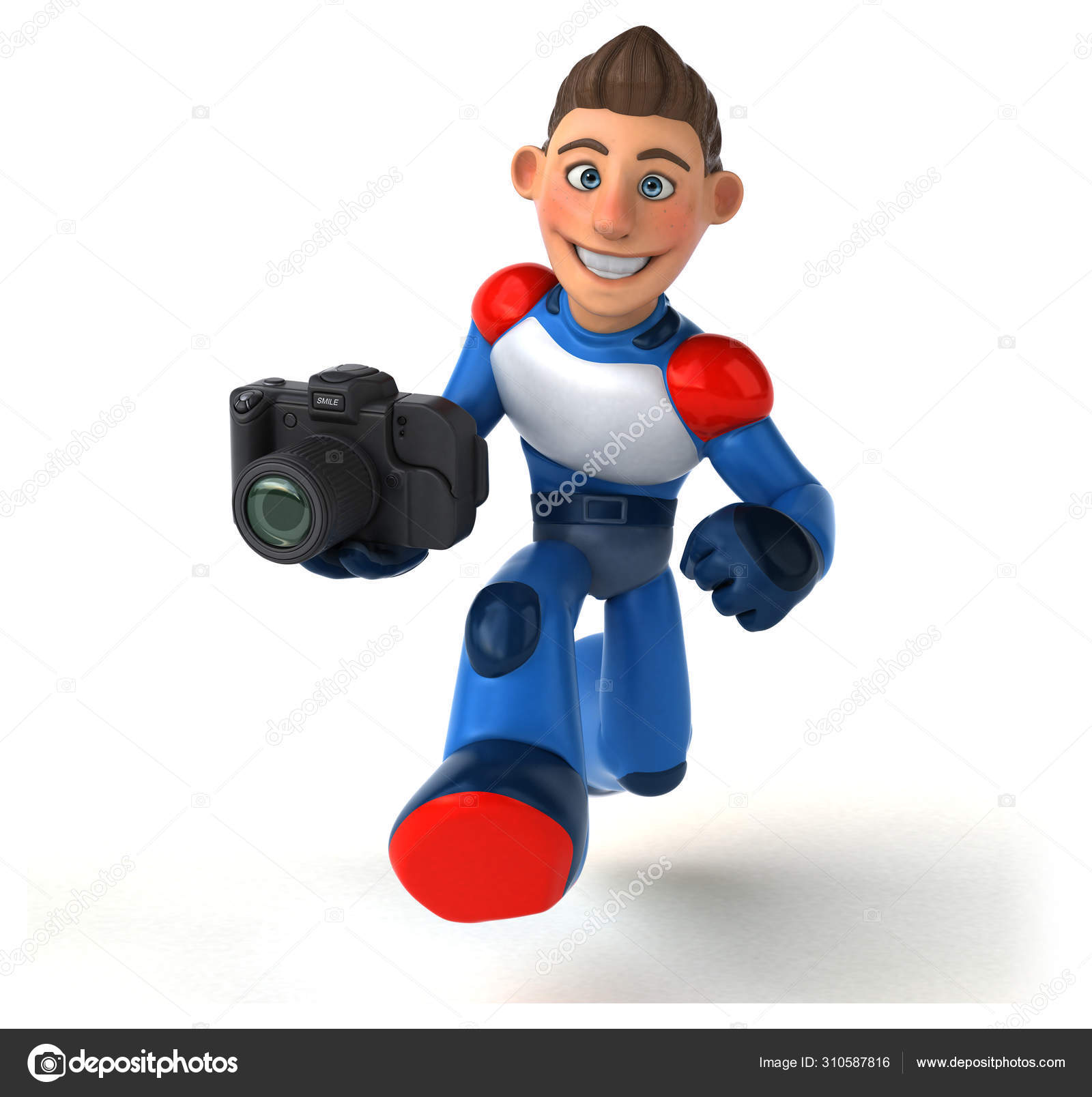 Fun Cartoon Character Camera Illustration Stock Illustration by ©julos ...