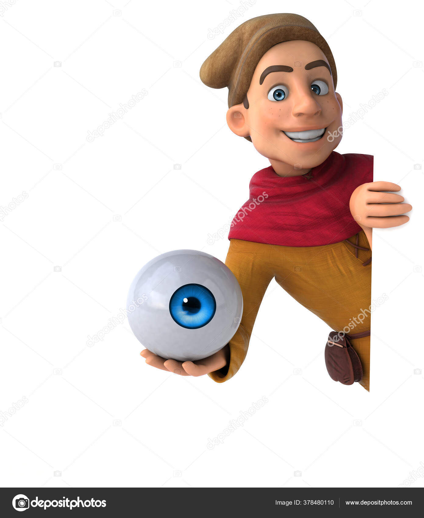 Illustration Medieval Historical Character Eye Stock Illustration by ...