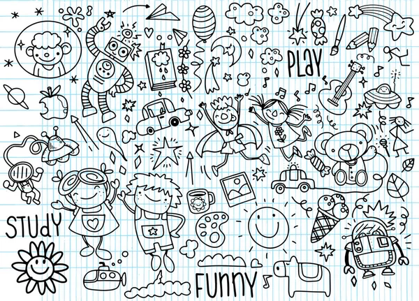 26,177,489 Kids doodle Vector Images | Depositphotos