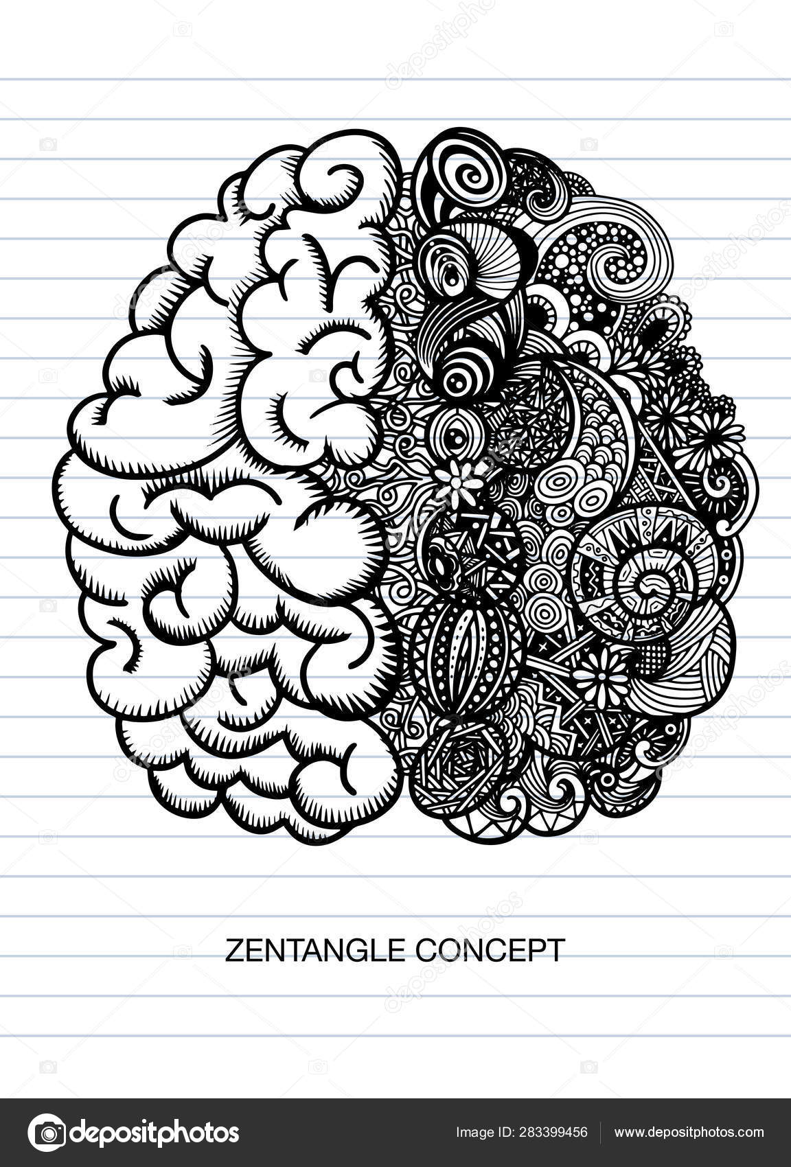 Zentangle Human