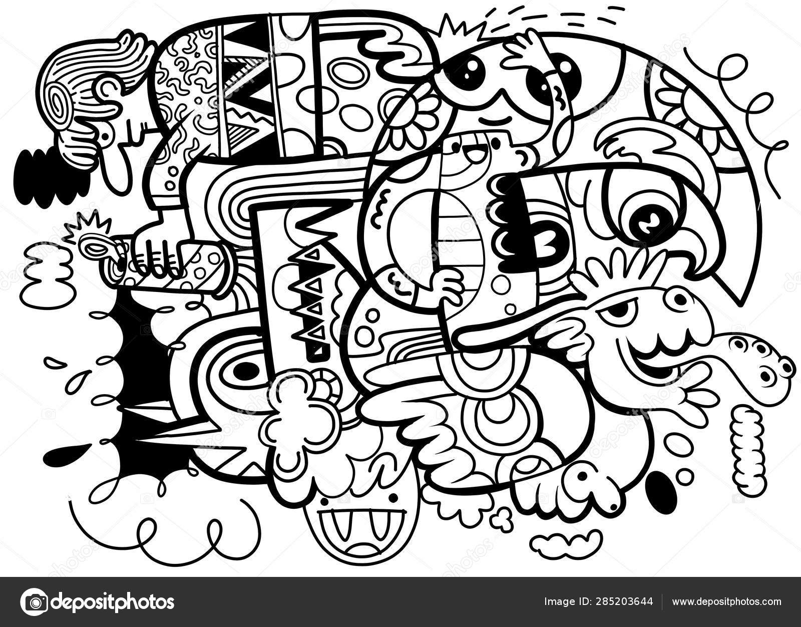 Abstract Doodle Designs