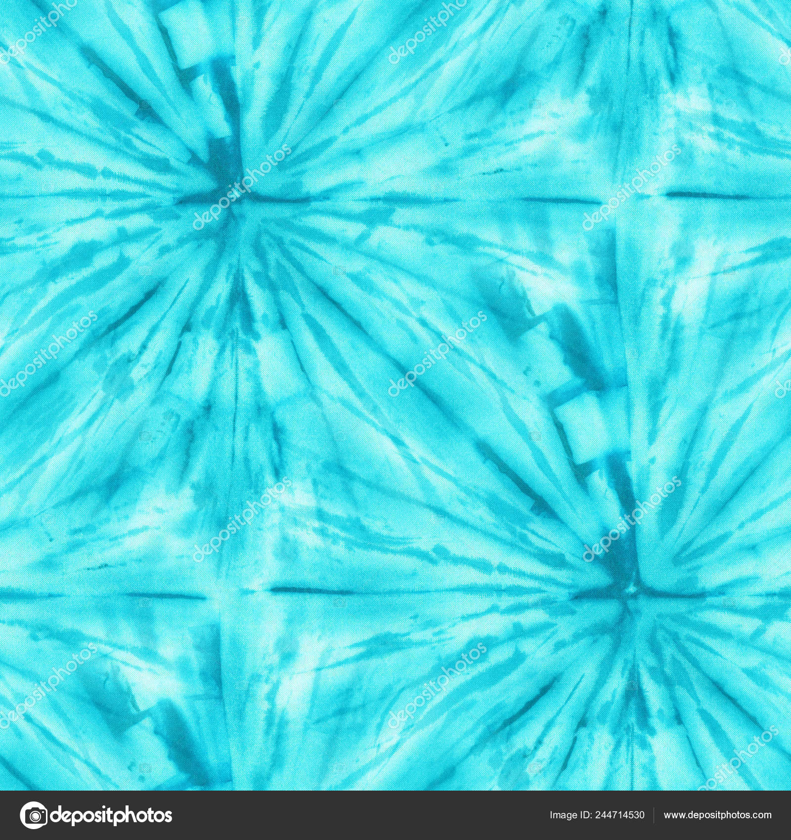 Turquoise And White Pattern