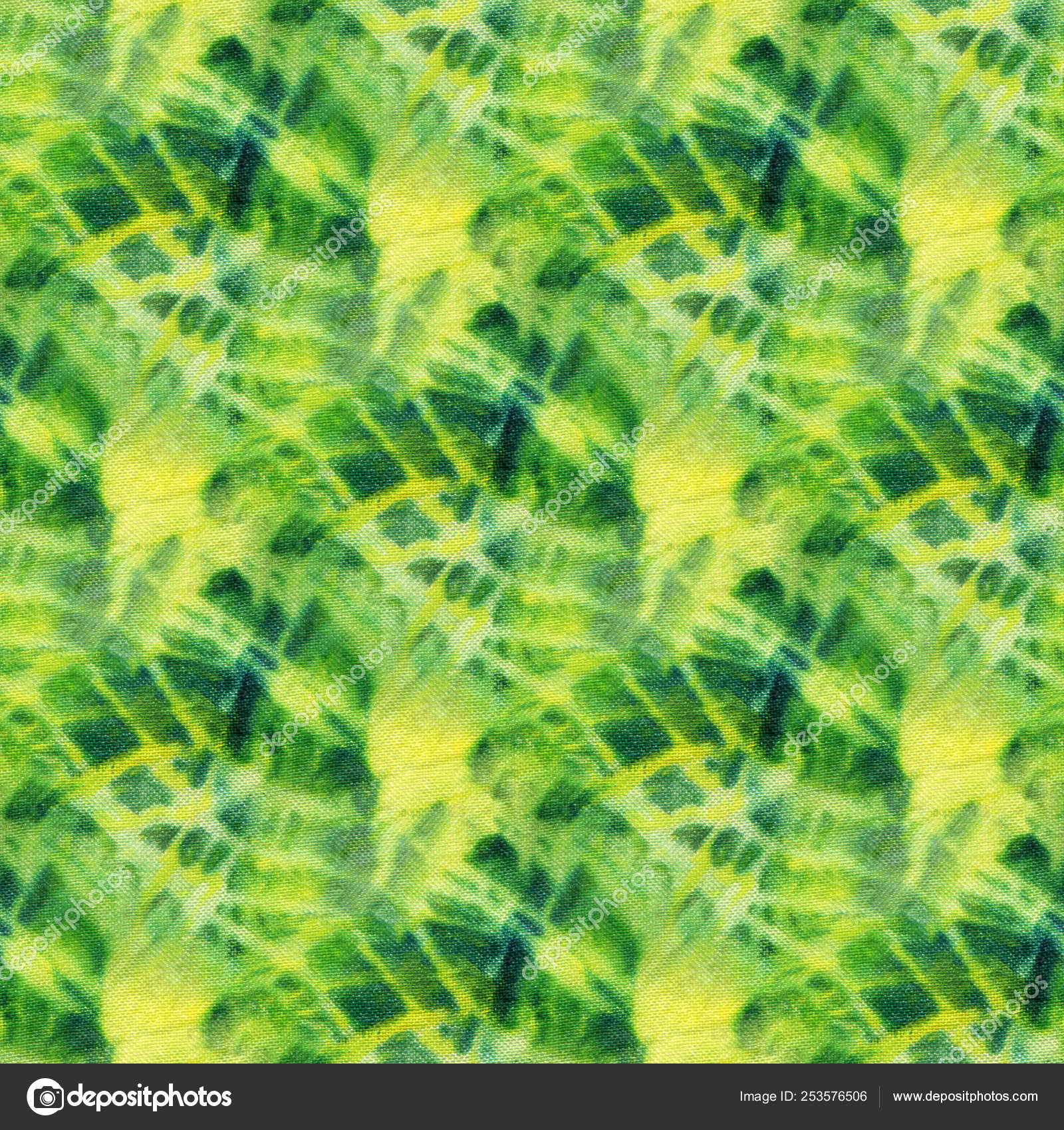 Green Tie Dye Patterns