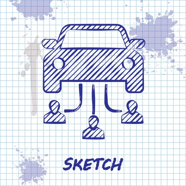 Grafika wektorowa Szkic samochody, Szkic samochody obrazy wektorowe ...