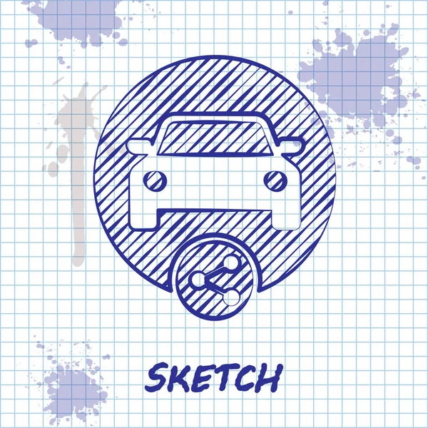 Grafika wektorowa Szkic samochody, Szkic samochody obrazy wektorowe ...