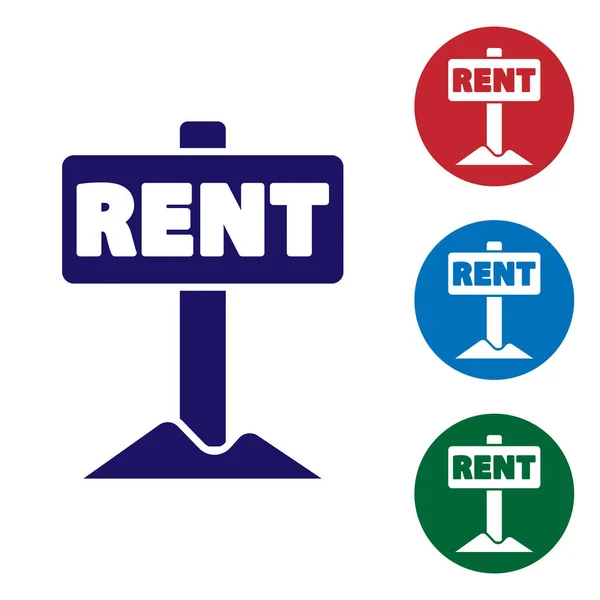 Letrero de alquiler imágenes de stock de arte vectorial | Depositphotos