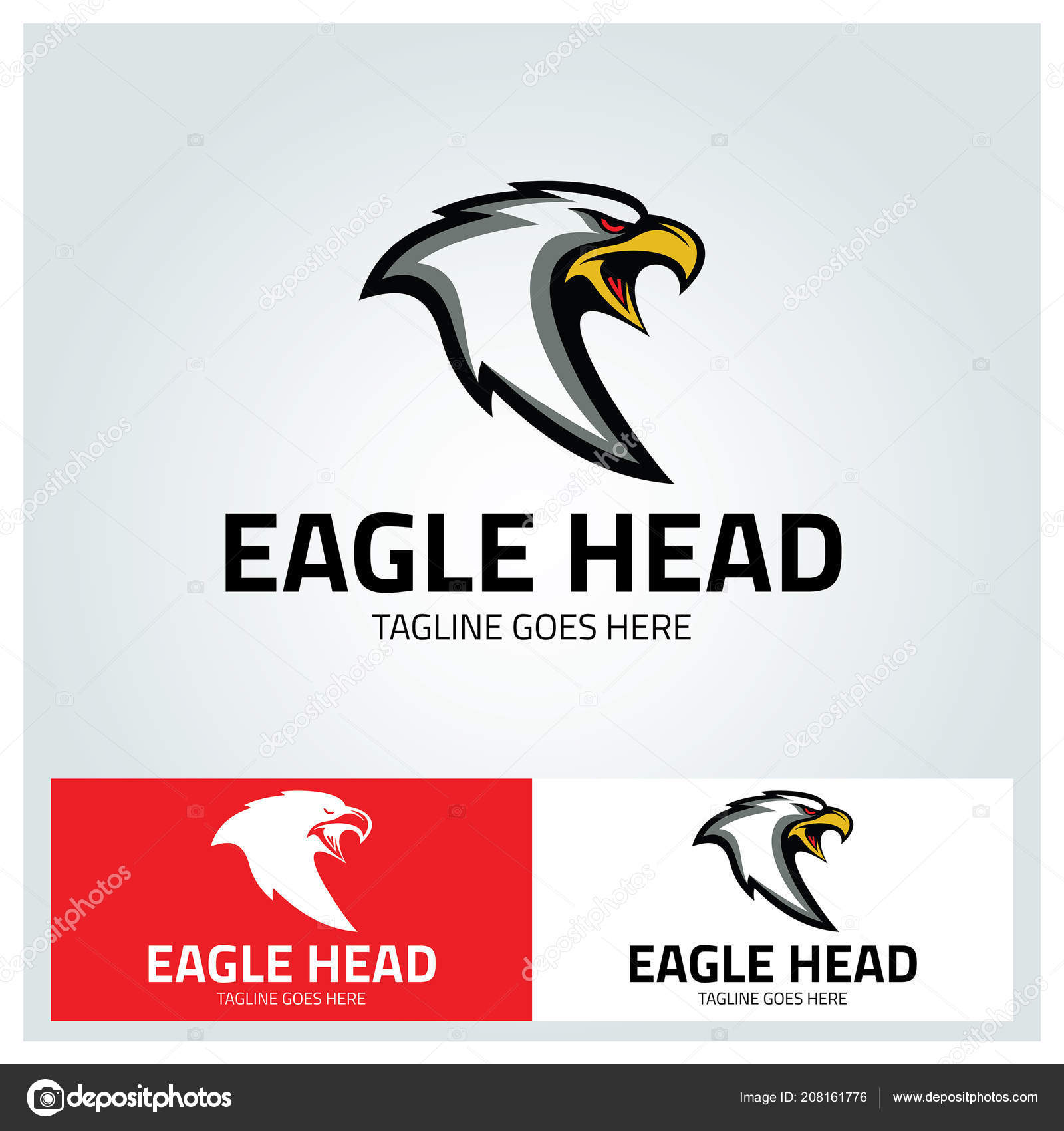 Eagle Head Design Logo