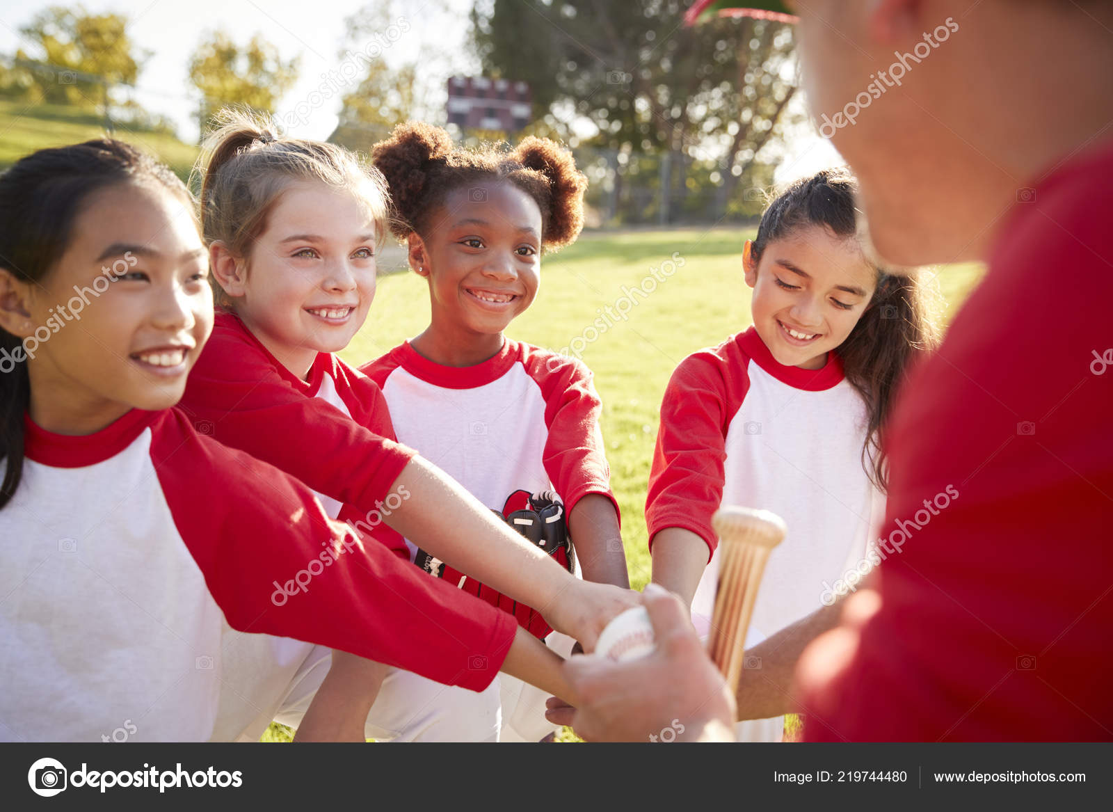 Baseball Team Huddle