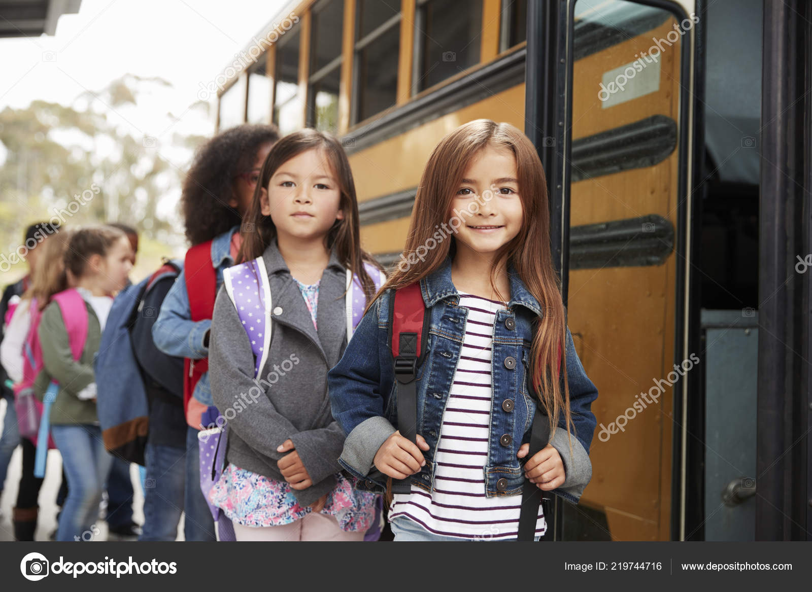 School Bus Girls Telegraph