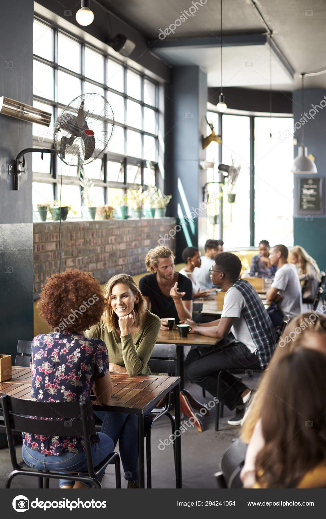 Busy Restaurant Interior