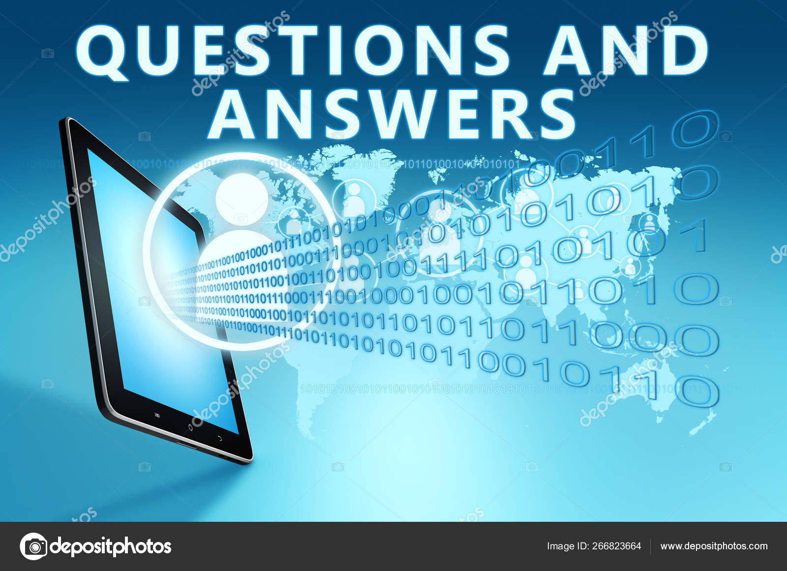 Questions and Answers — Stock Photo © Mazirama #266823664