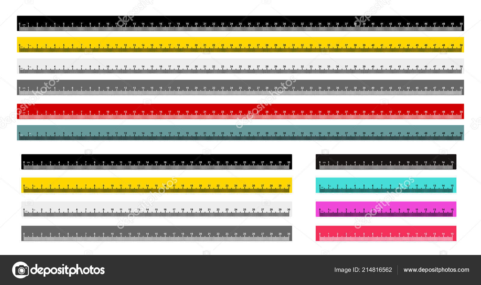 Metric Ruler Clipart