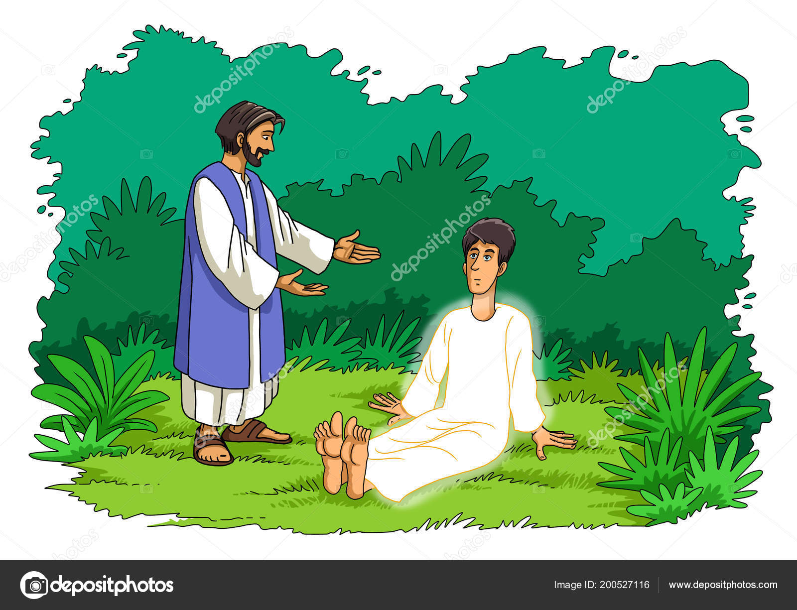 God created Adam from the dust of the earth Stock Photo by ©askib 200527116