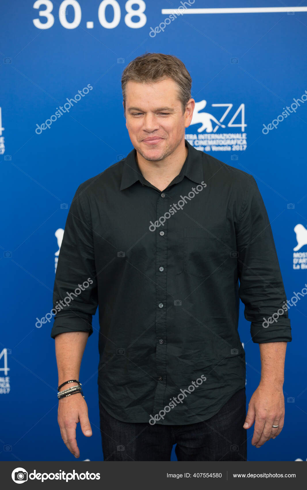 Matt Damon Downsizing Photocall 74Th Venice Film Festival Italy August – Stock Editorial Photo ...