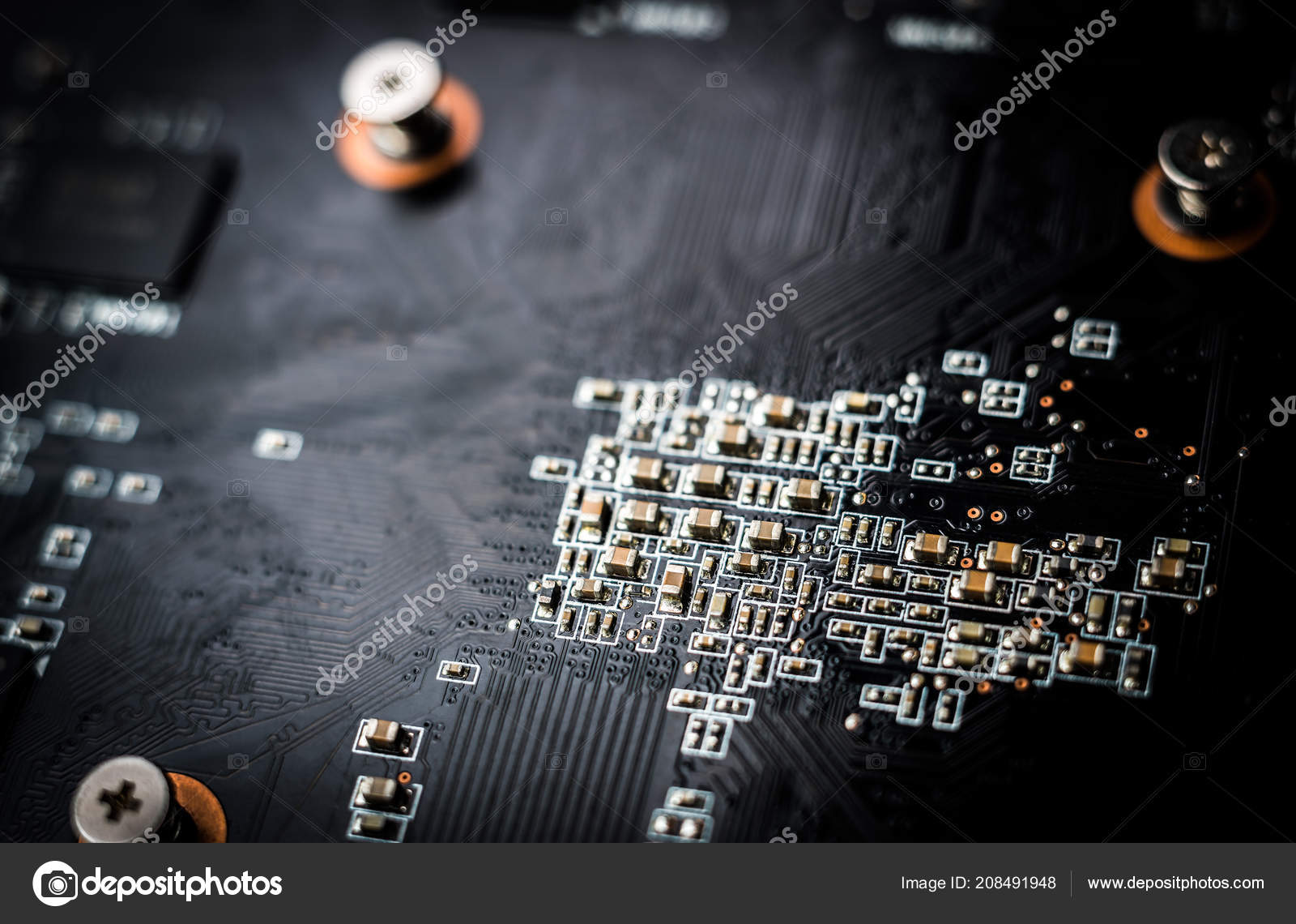 Computer, electronic circuit board background — Stock Photo © GekaSkr ...