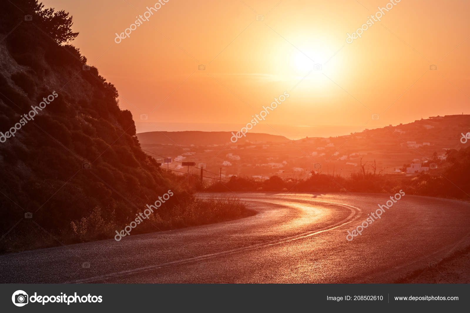 Running Into Sunset Road