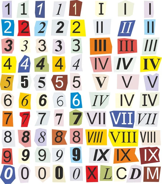 Numerais Vector Art Stock Images | Depositphotos