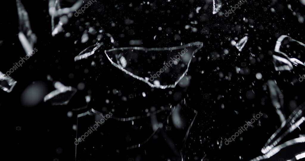 Textura de vidrio roto. Aislado realista agrietado 2023