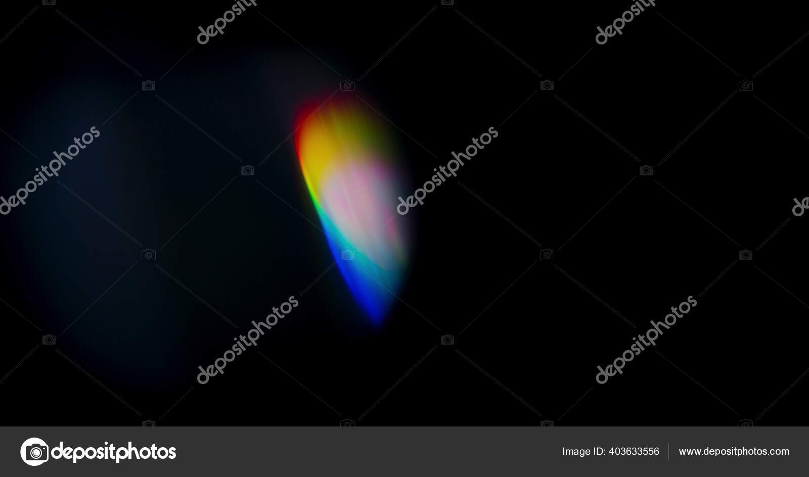 Rainbow Lens Flare Overlay