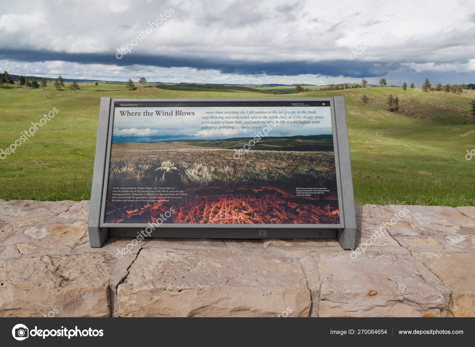 Wind Cave Park Cave Sign – Stock Editorial Photo © tamifreed #270084654