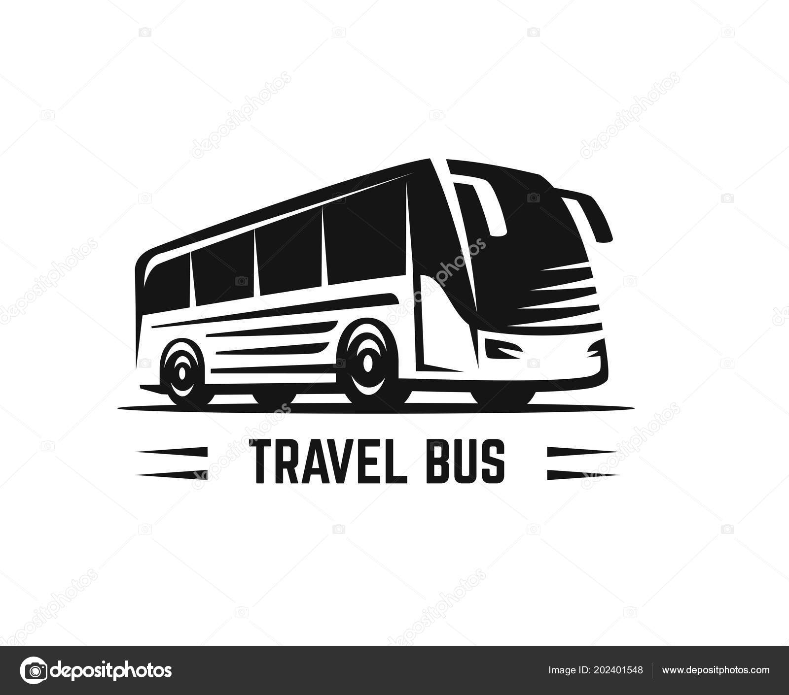 Vector black sign bus Stock Vector by ©bioraven 202401548