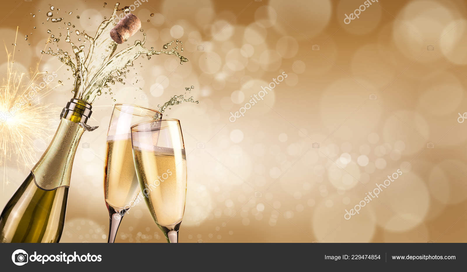 Celebration with champagne Stock Photo by ©bioraven 229474854