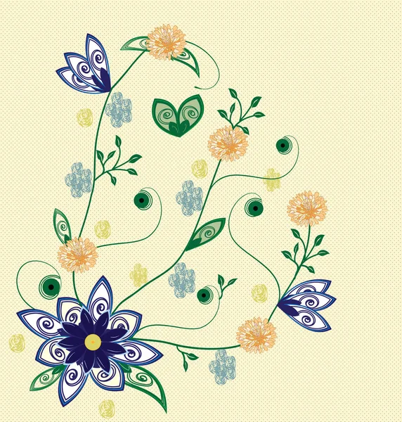 Cadena de flores imágenes de stock de arte vectorial | Depositphotos