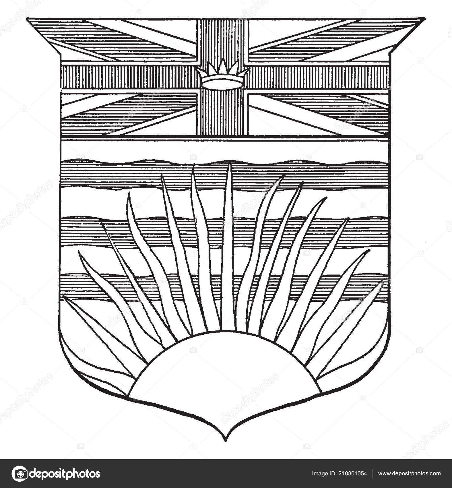 British Columbia Coat Arms First Heraldic Provincial Symbol Great Seal ...
