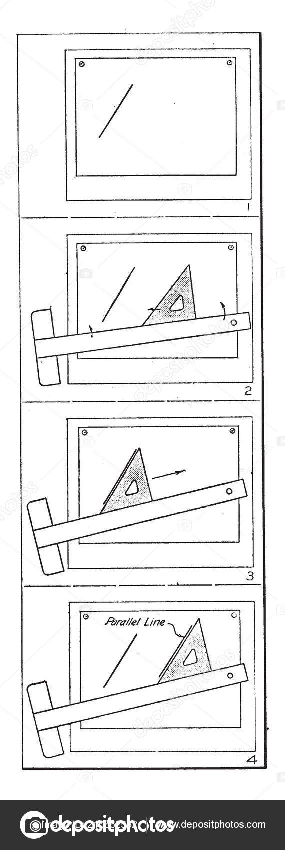 Drawing Parallel Lines Exercise Combination Square Which Used Together ...
