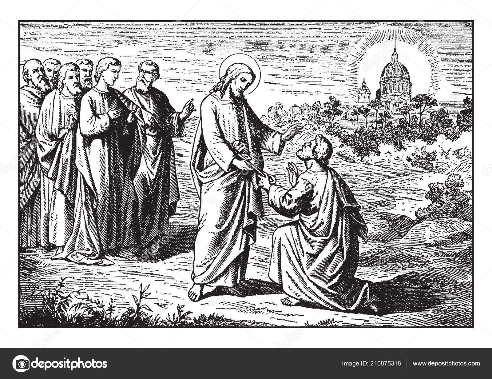 Peter Denying Jesus Clipart