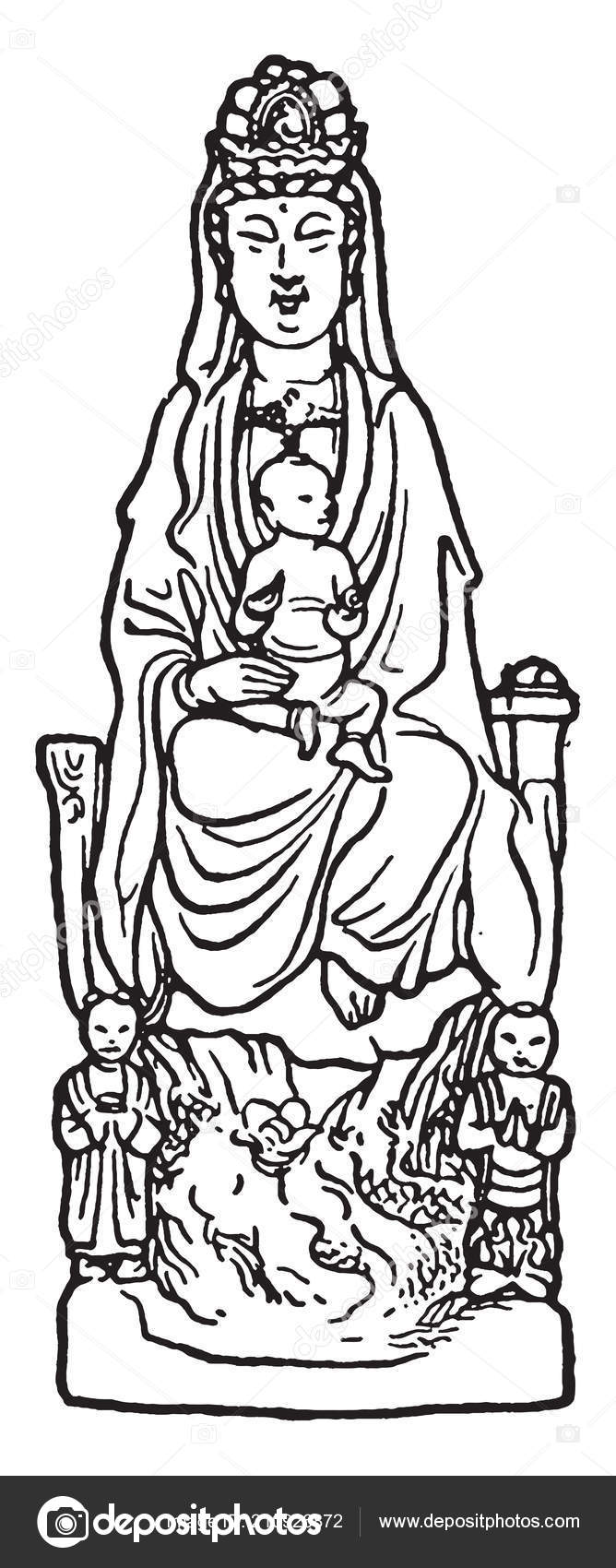 Kuan Yin Goddess Compassion All Goddesses She Most Revered Beloved ...