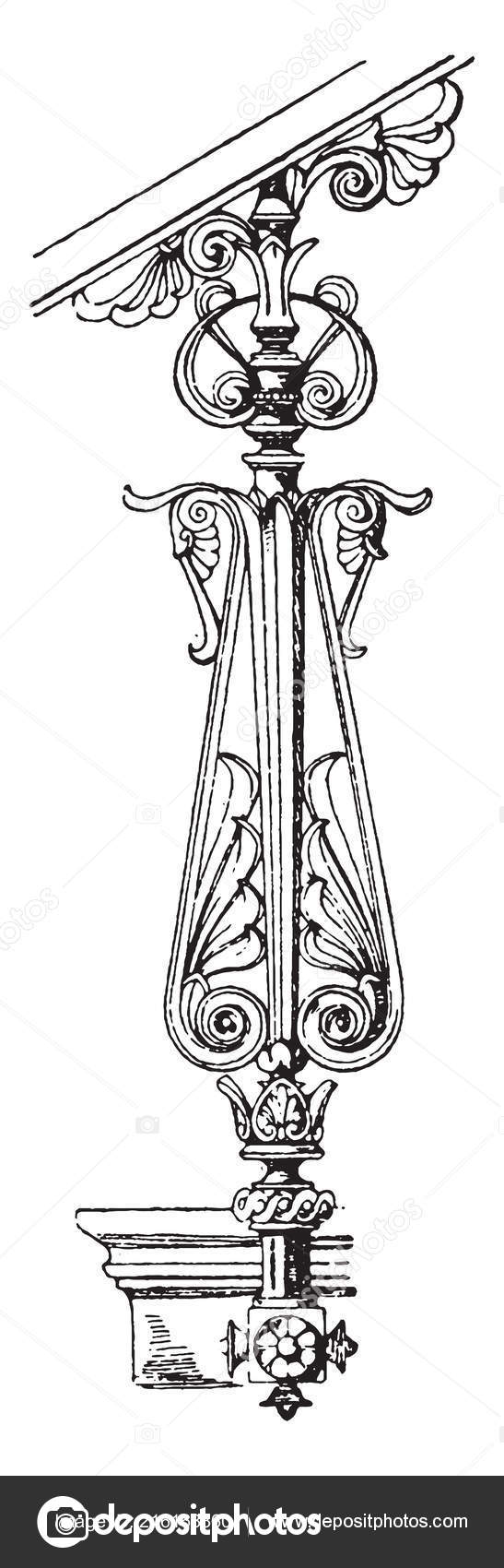 Modern Railing Post Formed Rows Collecting Reusing Antique Newel Posts ...