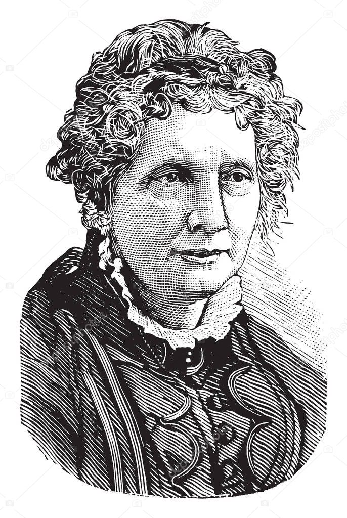 Harriet Beecher Stowe, 1811-1896, fue una abolicionista y escritora estadounidense, famosa por ...