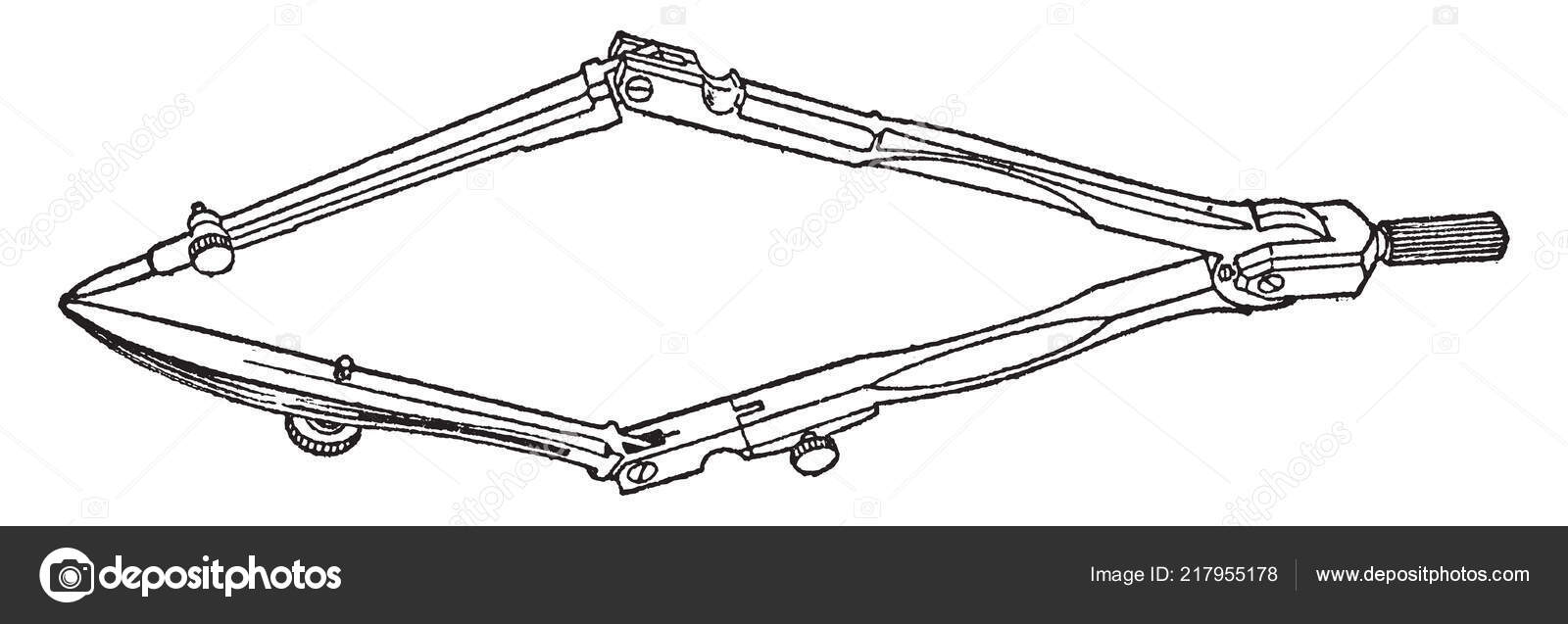 Compass Alignment Bending Knuckle Joints Together Used Navigation ...