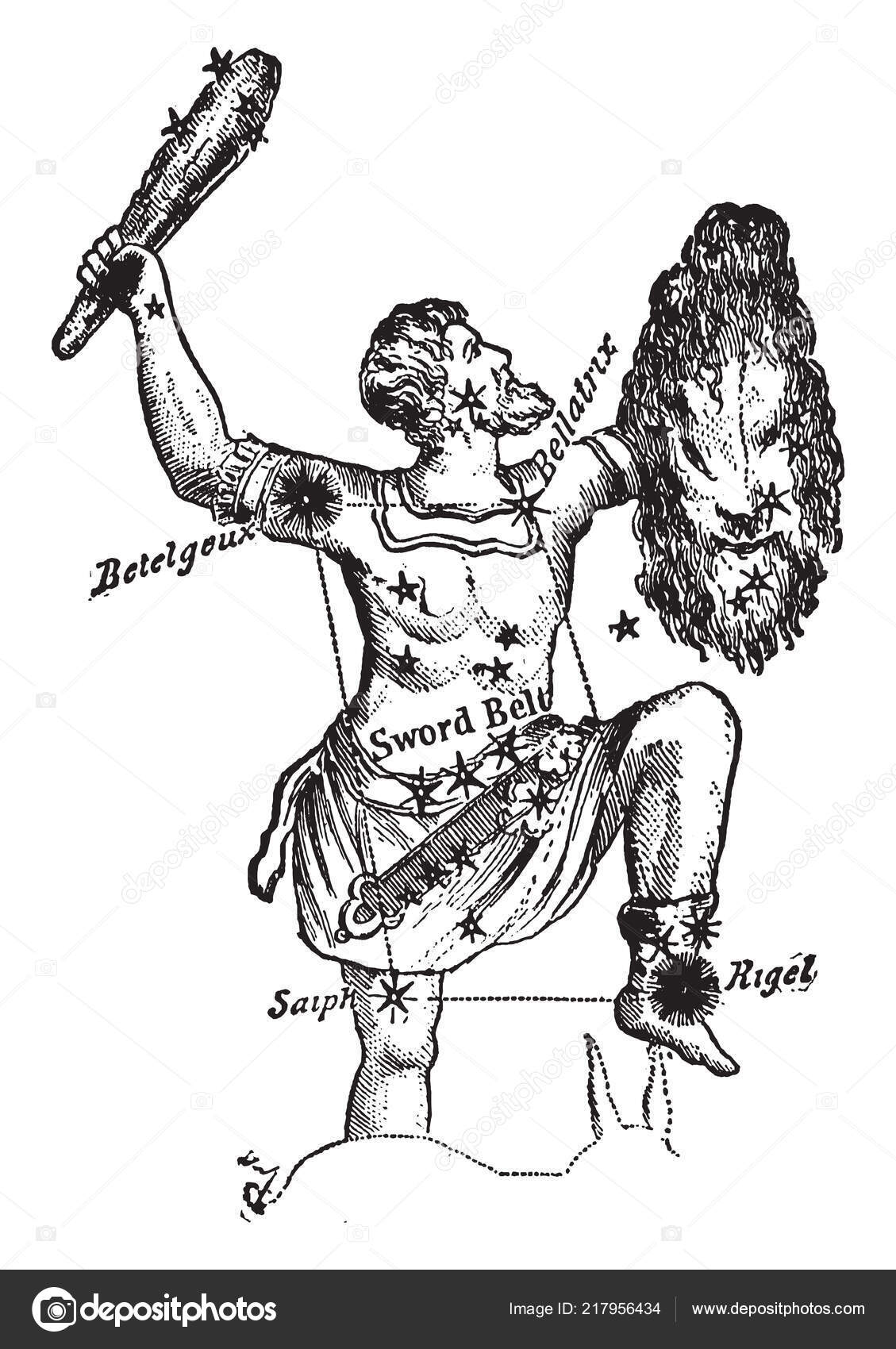 Orion Constellation Drawing