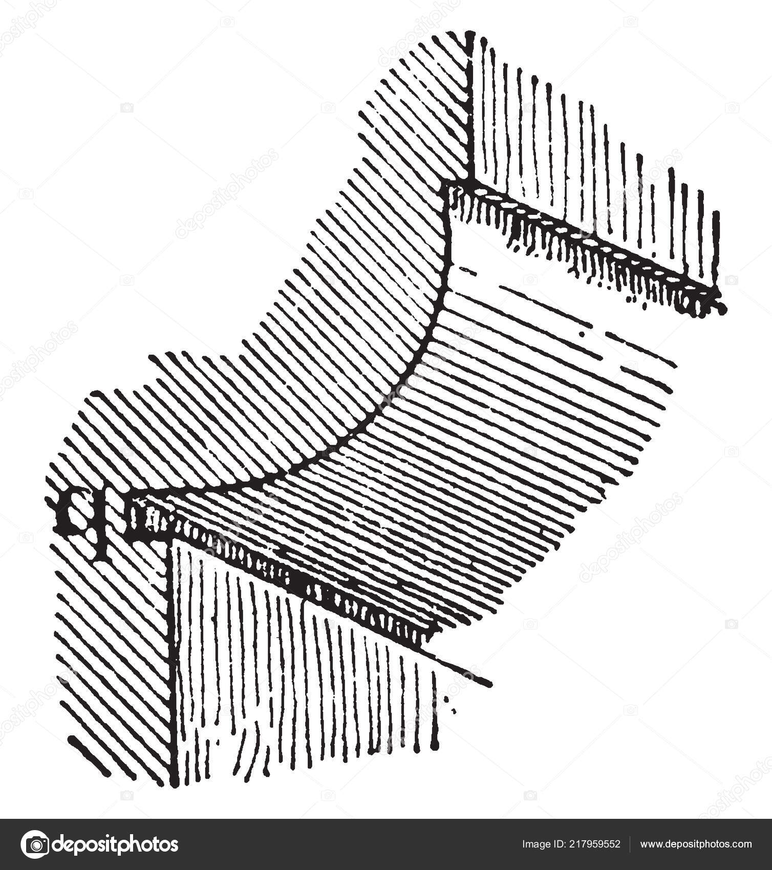 Quirk Molding Sharp Sudden Proportion Its Width Used Insulate Vintage ...