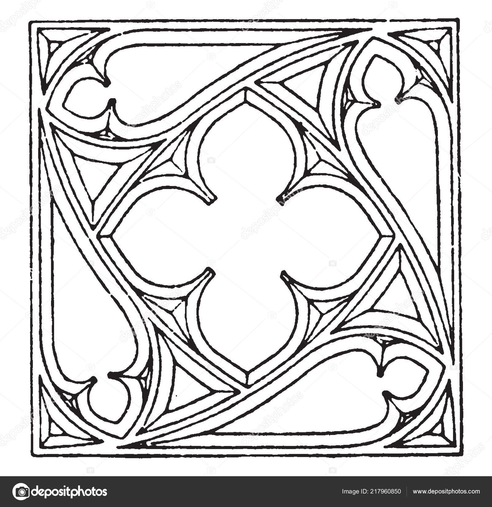 Gothic Tracery Gothic Architecture Stained Glass Window Frame Window ...